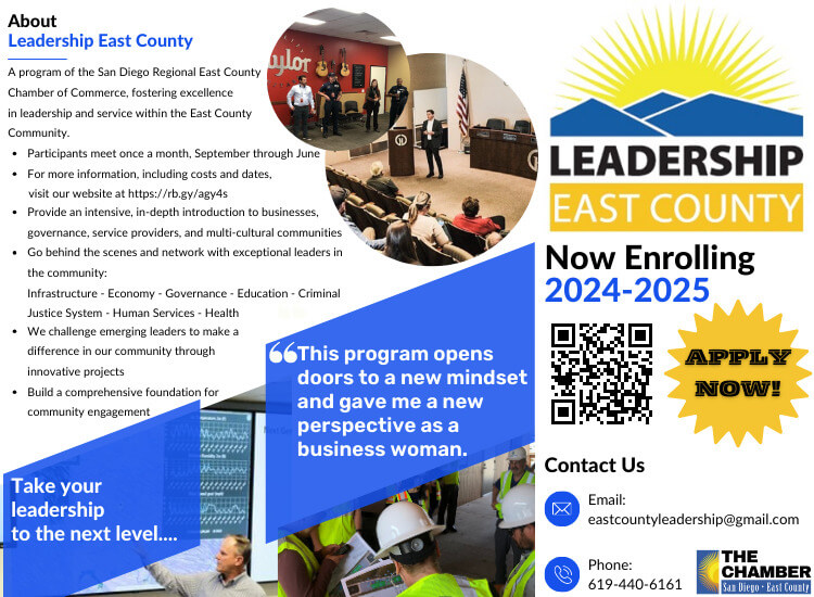 Leadership East County - San Diego East County Chamber of Commerce